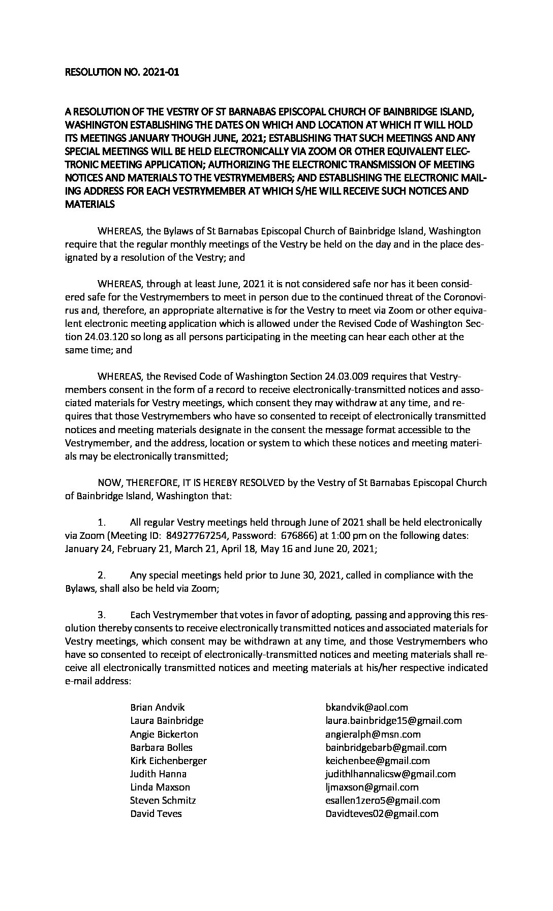 012421 meeting resolution01 | St. Barnabas Episcopal Church